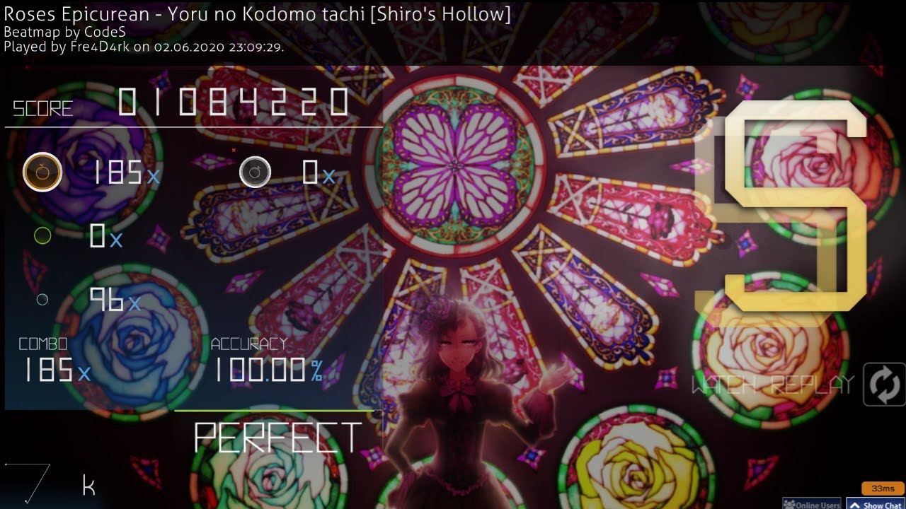 Yoru no Kodomo tachi - Roses Epicurean [Shiro's Hollow] Osu! - YouTube