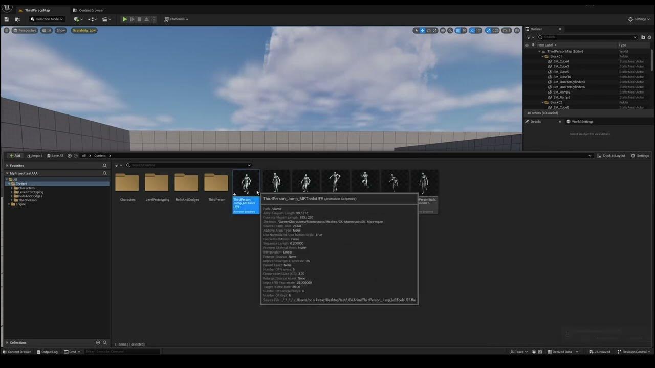 Use Batch Export for exporting multiple UE4 animations - YouTube