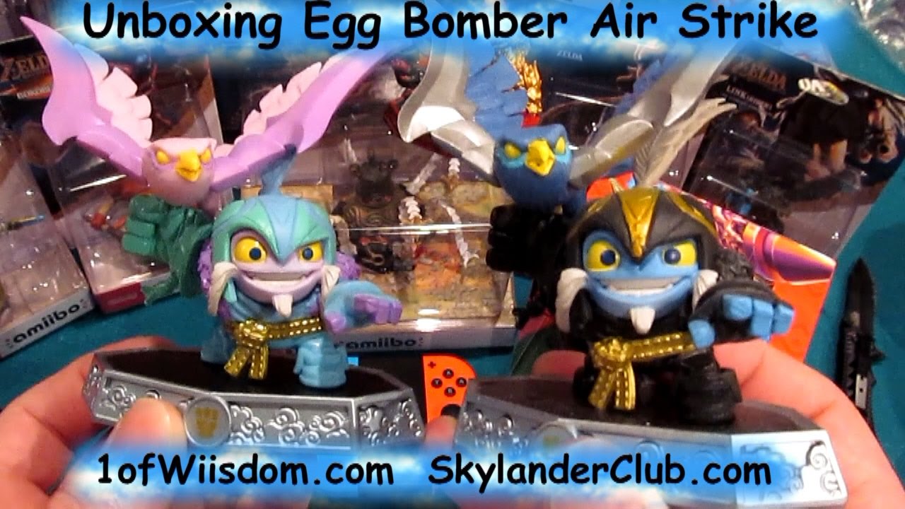 Skylanders Imaginators Unboxing Egg Bomber Air Strike - YouTube
