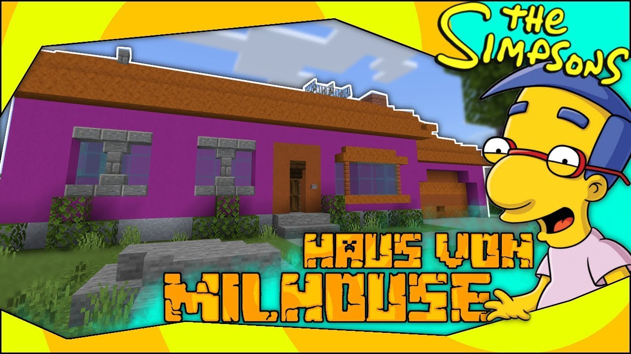 Minecraft Simpsons | Milhouse Haus Tutorial | Bart's bester Kumpel ...