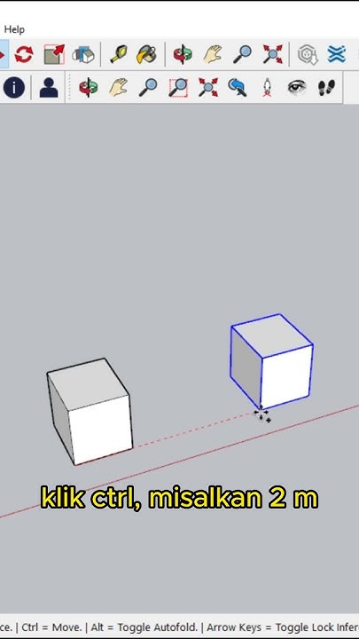 Cara Copy Object Menjadi Lebih Banyak di Sketchup - YouTube