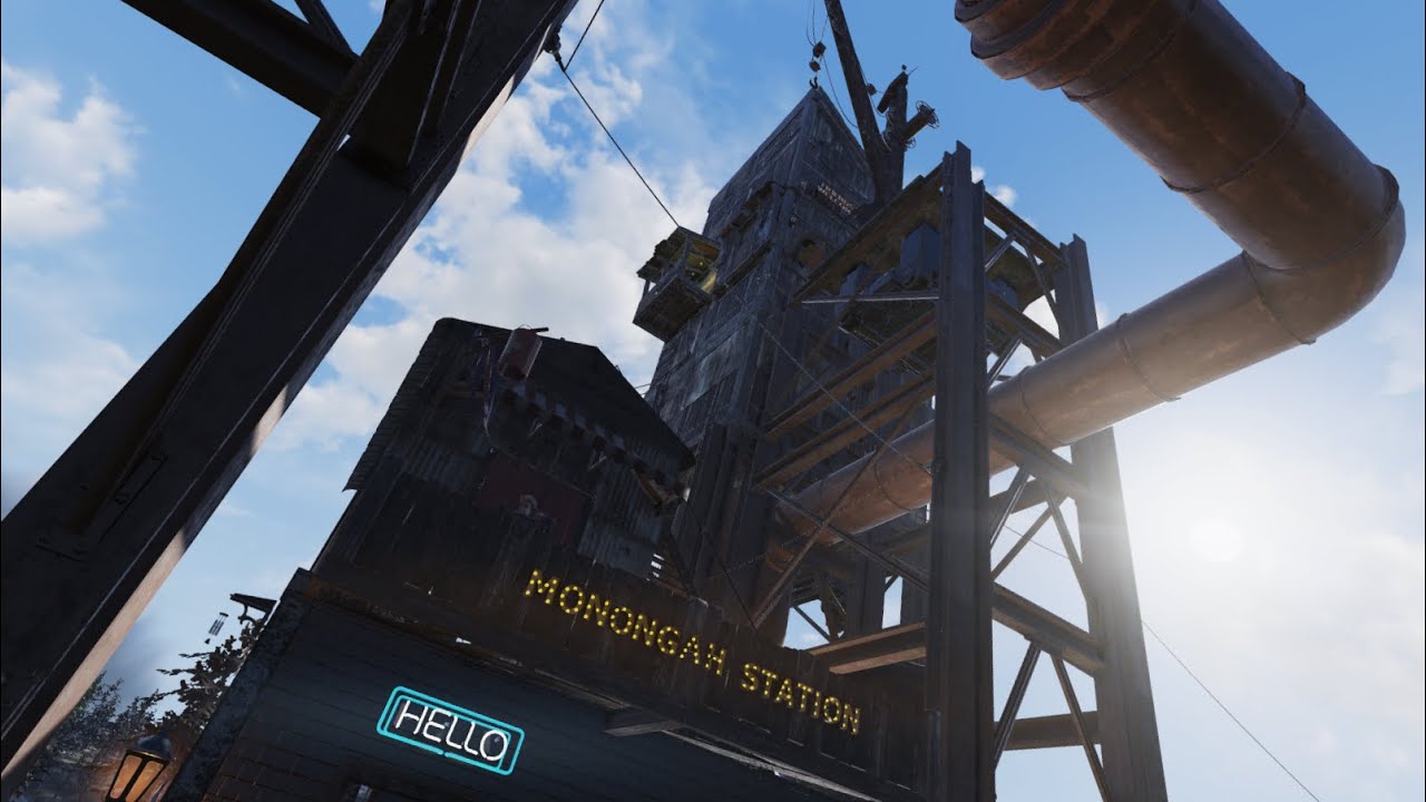 Fallout 76 - C.A.M.P. - "Monongah Station" - YouTube