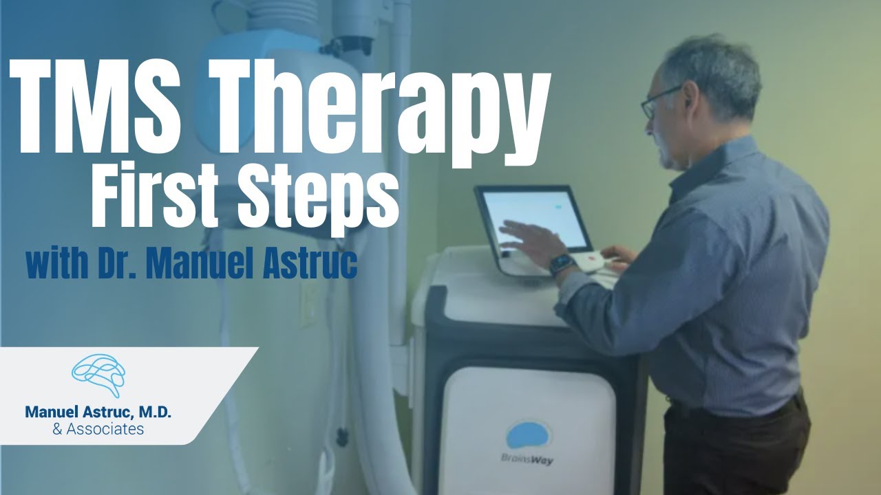 TMS Therapy First Steps - YouTube
