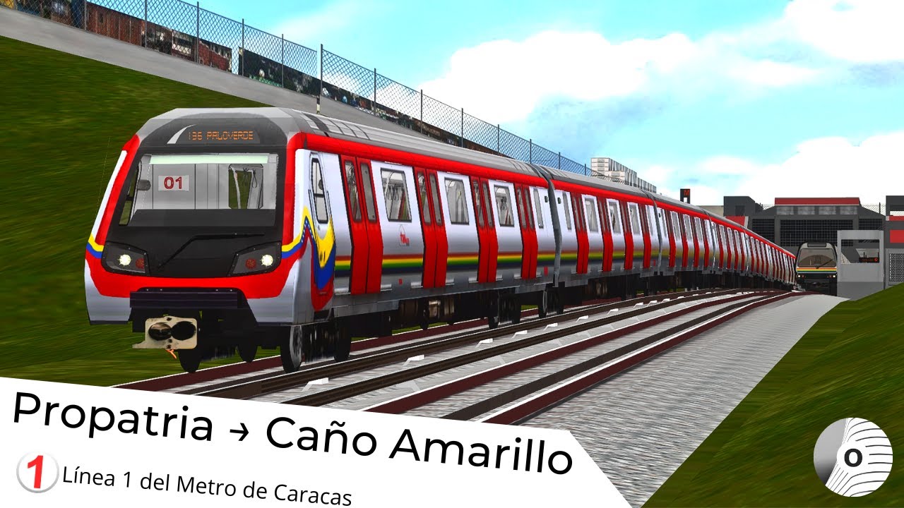OpenBVE - PROPATRIA → CAÑO AMARILLO (Caracas Metro Line 1/Línea 1 del ...