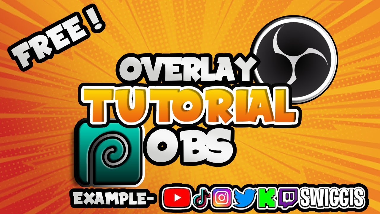 How to make FREE OBS overlays in 2025 - YouTube
