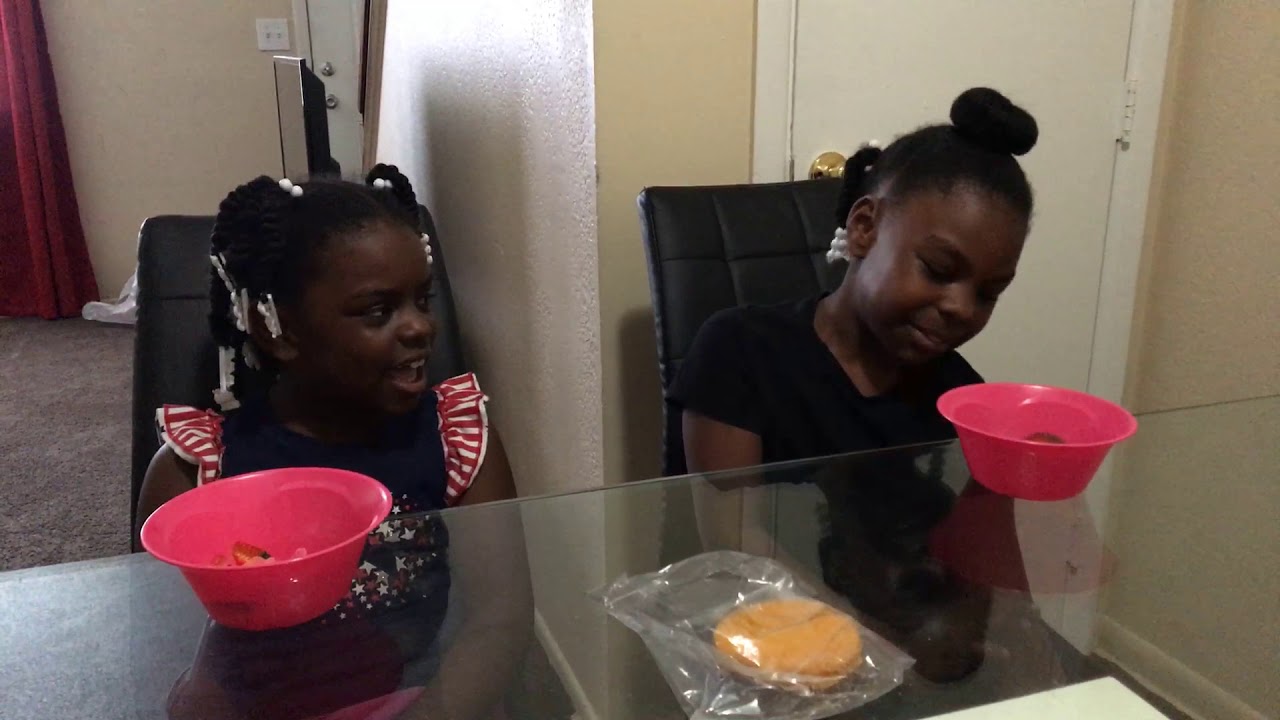 Gummy worm eating contest - YouTube
