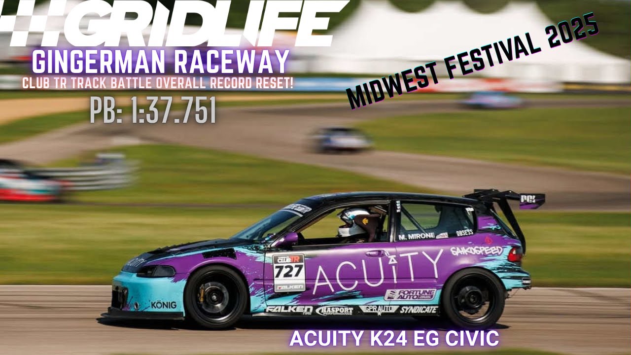 Gridlife Midwest Festival '25 - Gingerman Raceway - Club TR Overall ...