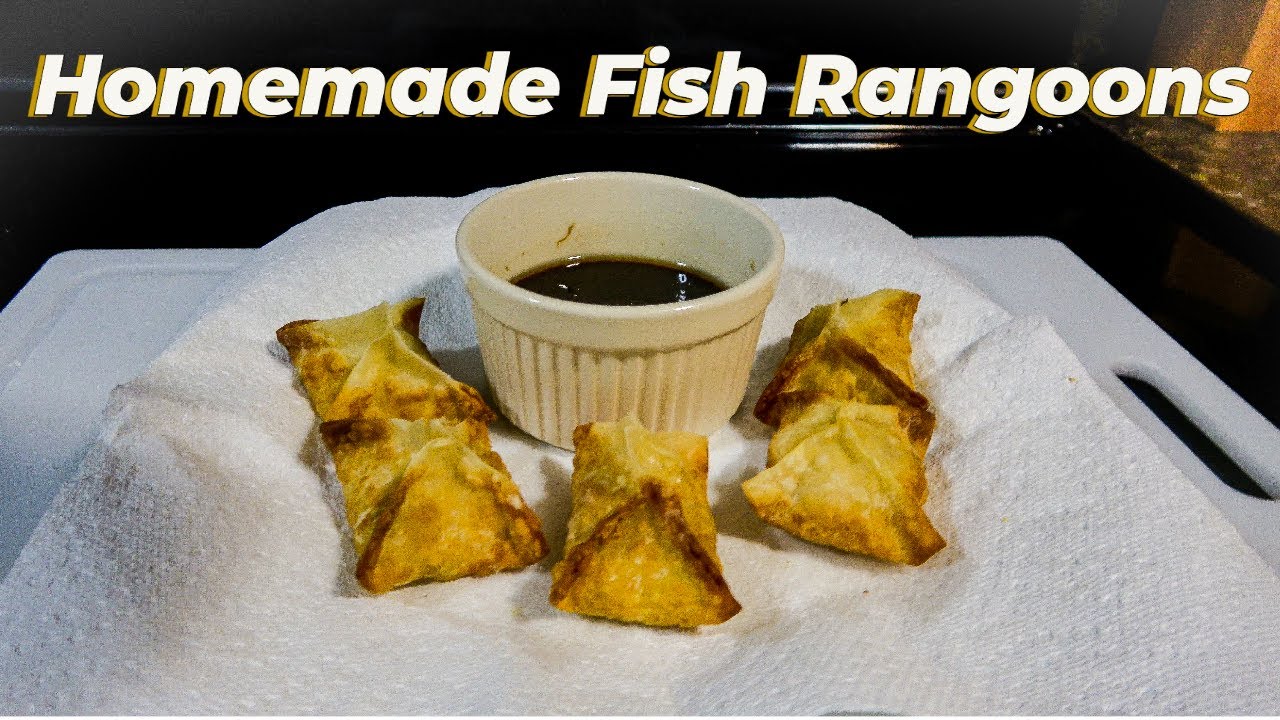 BEST HOMEMADE FISH RANGOONS W/ DIPPING SAUCE! - YouTube
