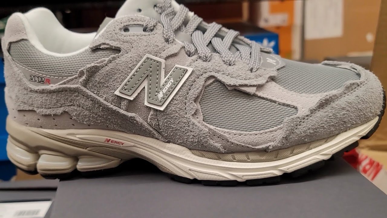 New Balance 2002R Protection Pack Grey - YouTube