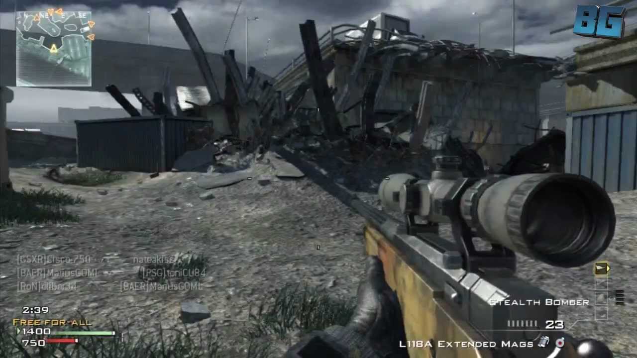 Mw3 L118a Sniper Gameplay Commentary Modern Warfare 3 Ffa Youtube