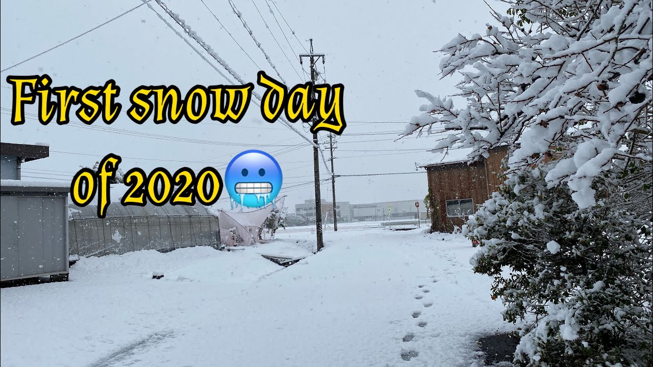 FIRST SNOWFALL OF THE SEASON 2020 | GIFU PREFECTURE - YouTube