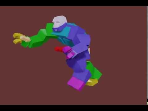 Animated Brute - Run Cycle - YouTube
