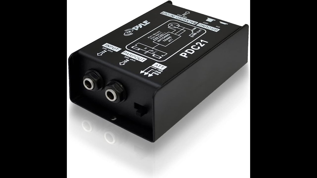 Pyle Pro PDC22 Que Es Una Caja Directa - YouTube