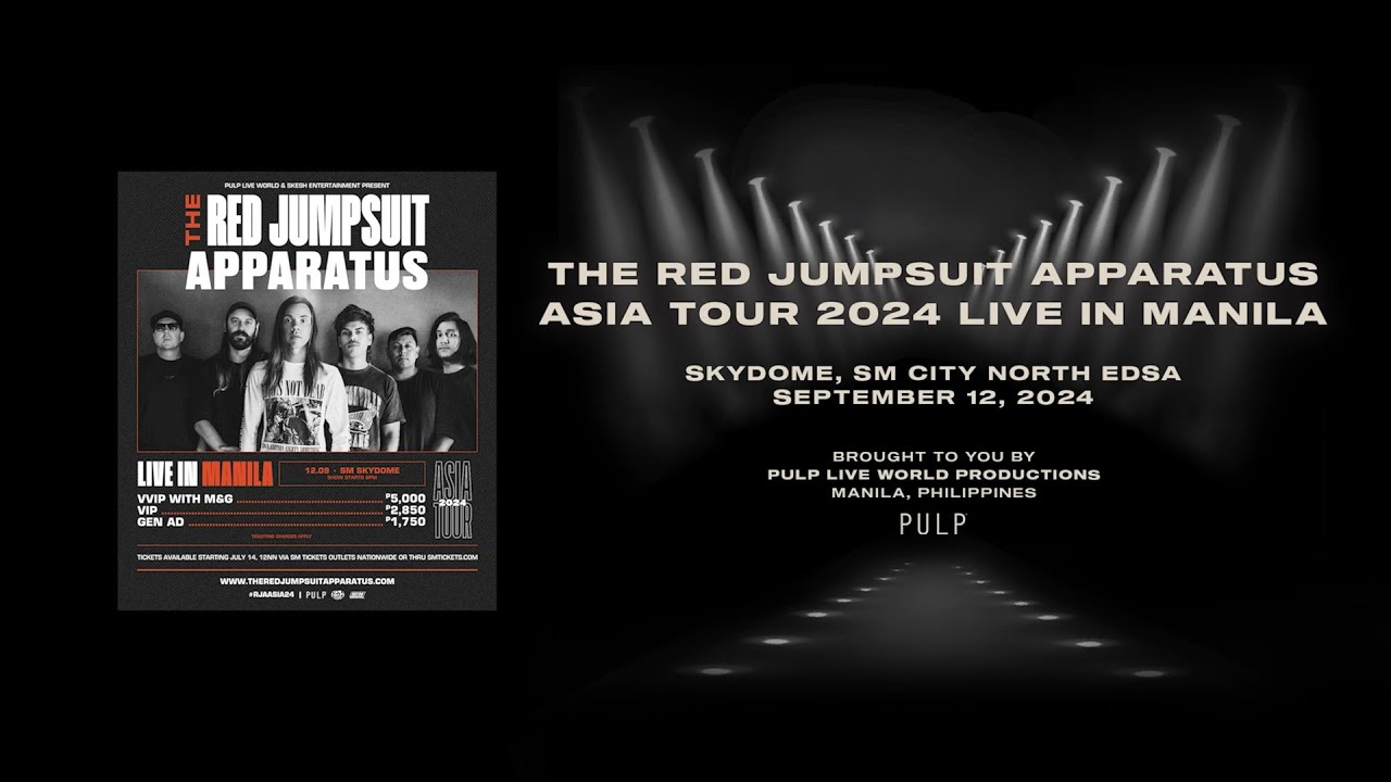 THE RED JUMPSUIT APPARATUS LIVE IN MANILA After Movie - YouTube