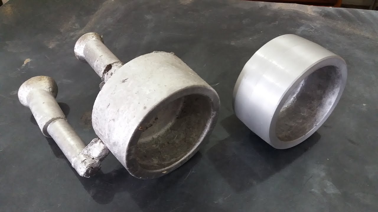 fundindo uma peça em aluminio parte 1 - YouTube