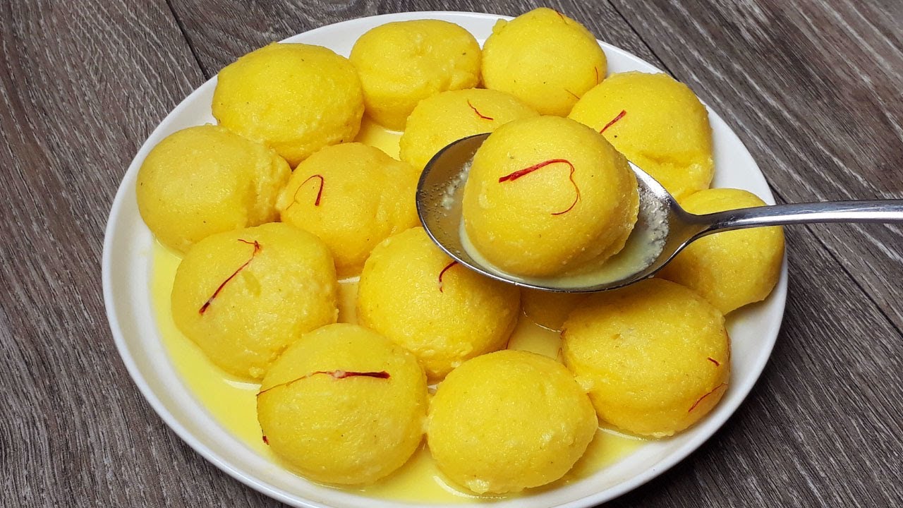 নরম তুলতুলে সুজির রসবড়া পিঠা | Sujir Rosh Bora Pitha Recipe | Rosh ...