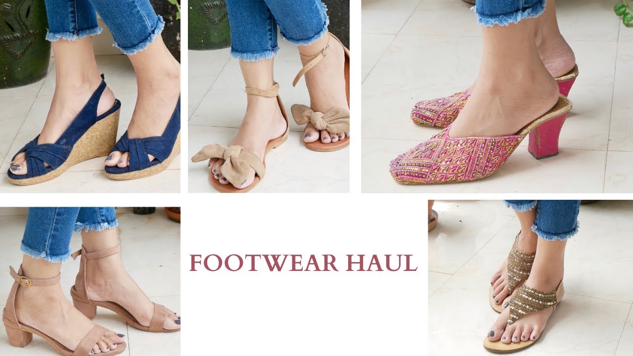 Footwear Haul | My footwear collection - YouTube