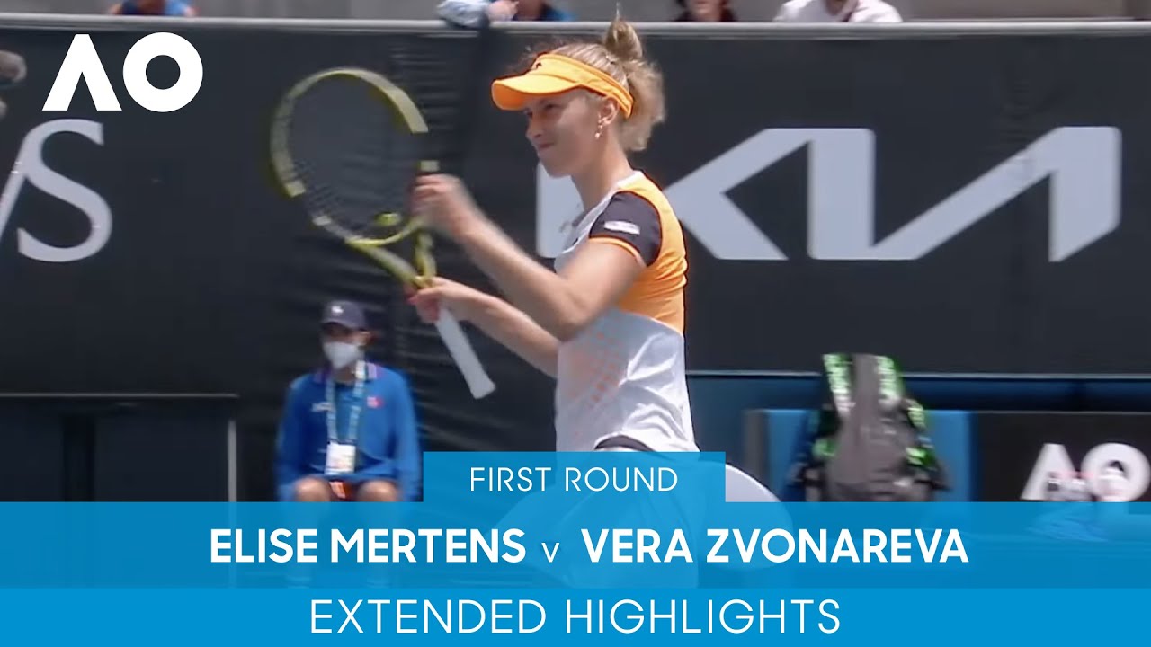 Elise Mertens v Vera Zvonareva Extended Highlights (1R) | Australian ...