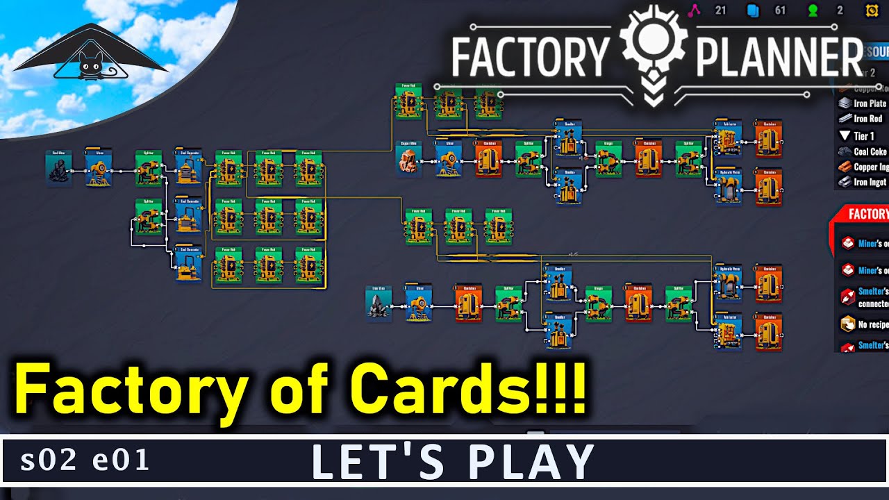 Factory of Cards!!! | Factory Planner s02 e01 - YouTube