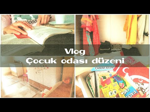 Temizlik vlog / Çocuk odasını temizledim/ Sade çocuk odası / gece rutini / sessiz vlog / silent vlog