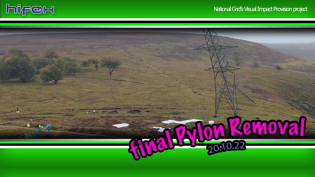 Dunford Bridge - Final Pylon Removal - National Grid’s Visual Impact ...