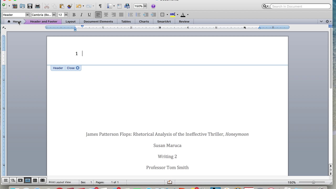 How to Format a Document in APA: Title, Headers, Page Numbers, Margins ...