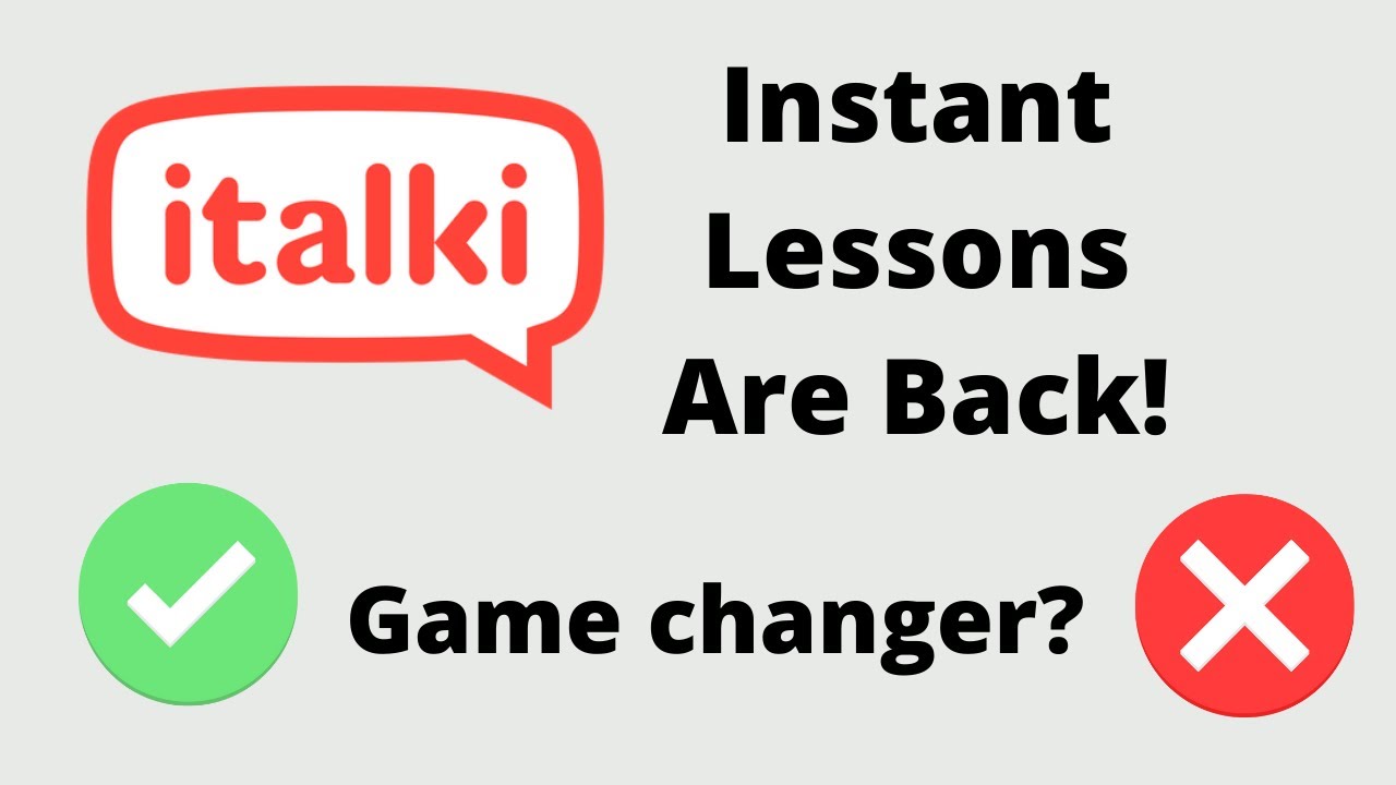Italki Instant Lessons. Are they a game changer? - YouTube
