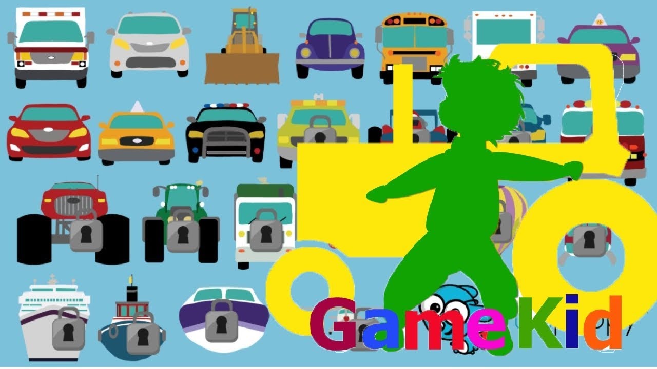 Learning Street Vehicles Names for Kids - Cars &Trucks Game - Android ...