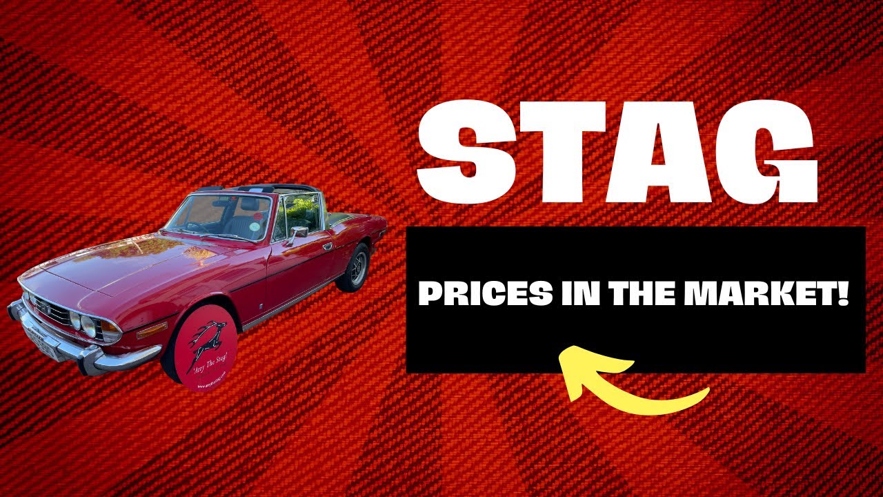 'Arry The Stag! Checks out the Triumph Stag Market - YouTube