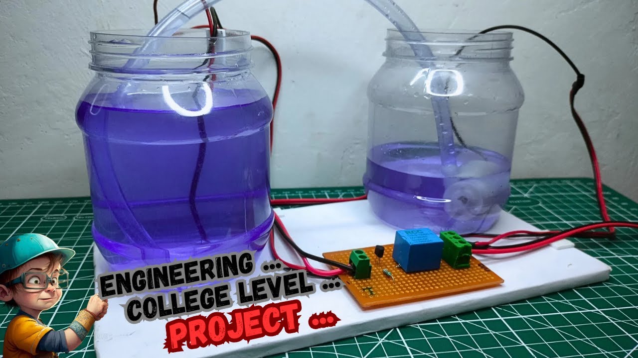 Auto-Cut Water Tank Motor | How to Make Automatic Water Tank ( Explain ...