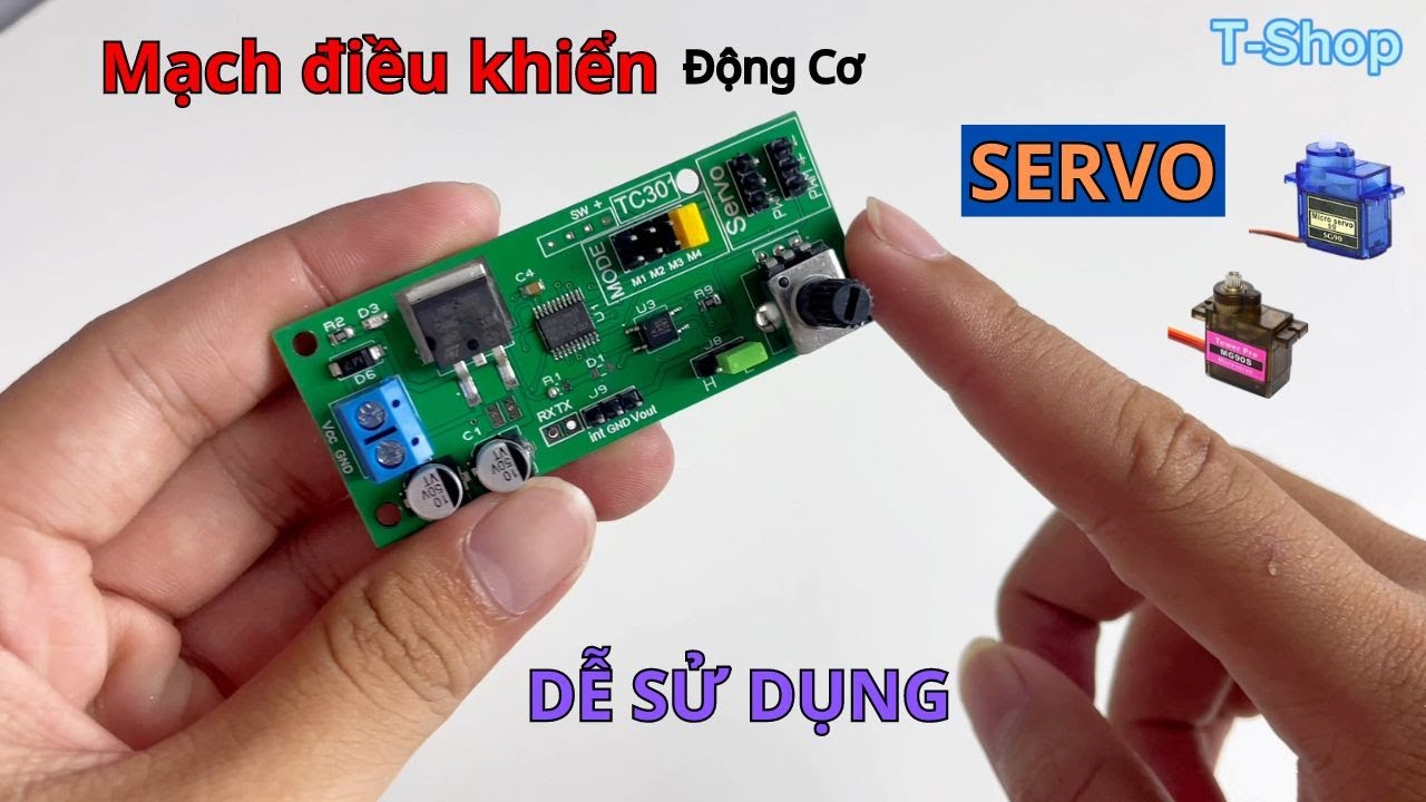 Test Thử Mạch Điều Khiển Động Cơ Servo TC301 | Điện Tử T-Shop - YouTube