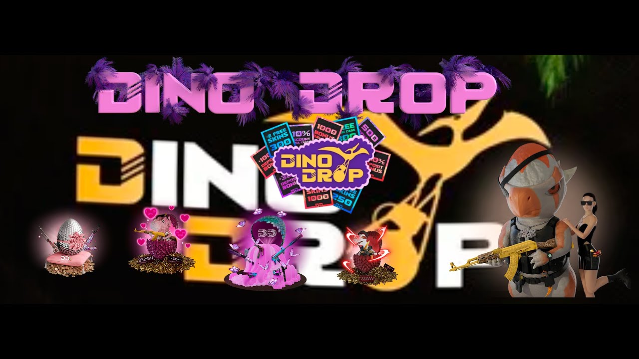 Dino Drop выбивание кейсов отличный сайт кейсы топ и топовые скены ...