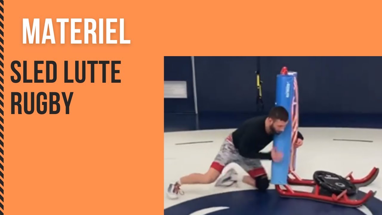 MATERIEL PREPA RUGBY SLED USA - YouTube