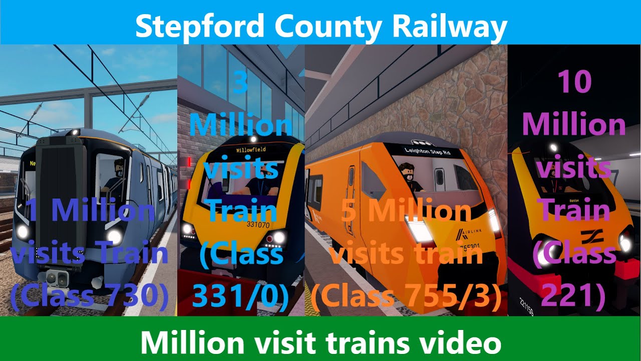 (Roblox) SCR 1.9.6 Special million visits trains - YouTube
