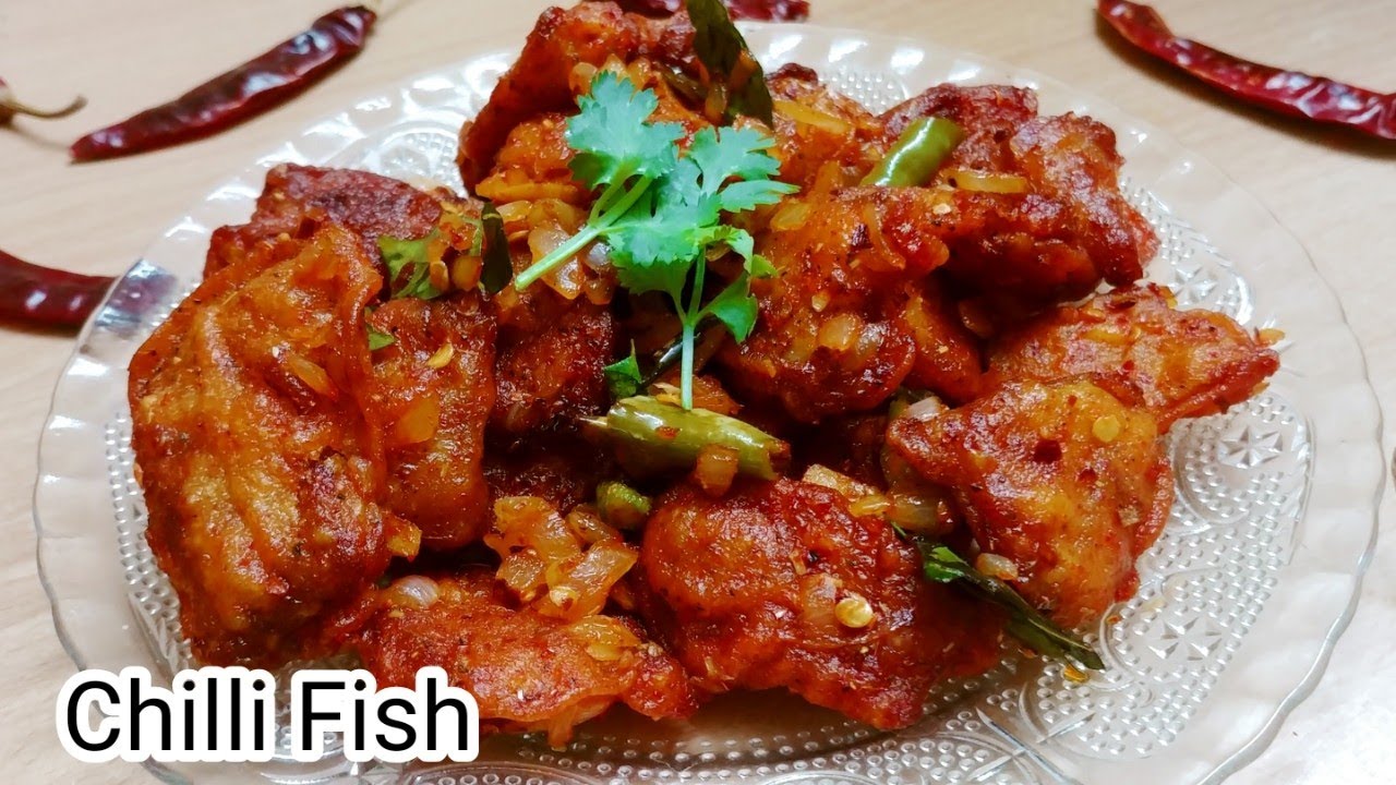 Chili Fish|Homemade chili fish with fewer ingredients|ఇంట్లో దొరికే ...