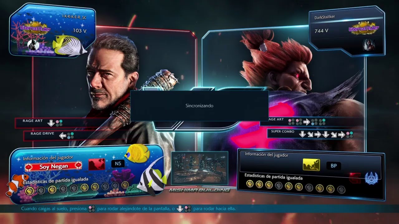 TEKKEN 7 Negan vs Akuma - YouTube