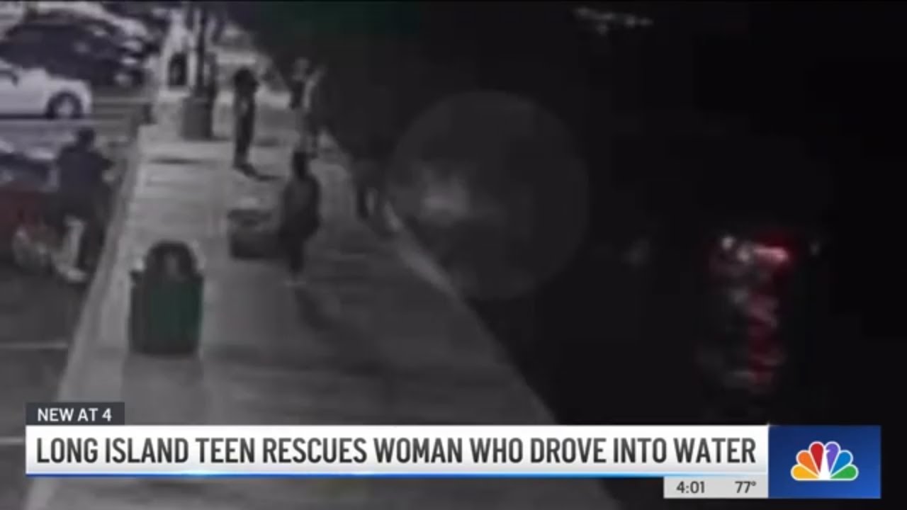 Caught on Camera: Teen Hero JUMPS Into Water, Saves Drowning Woman in ...