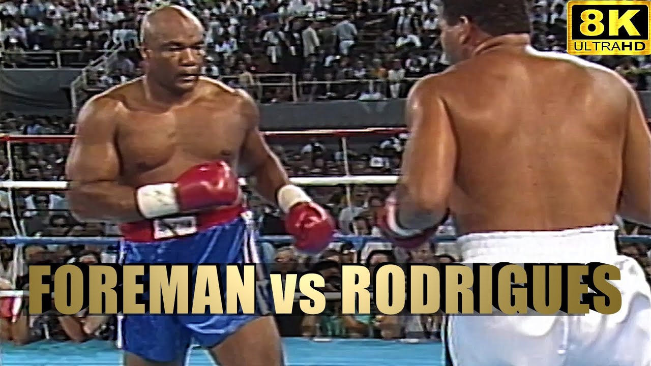George Foreman vs Adilson Rodrigues | KNOCKOUT Boxing Fight | 8K Ultra HD - YouTube