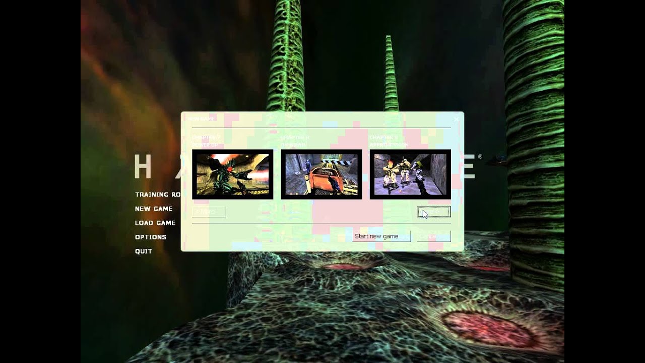 half life source menu - xen - YouTube