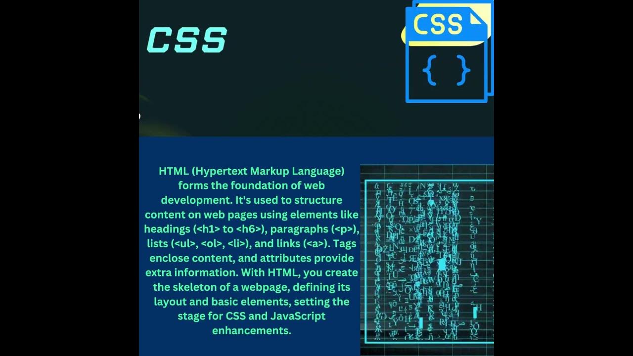 50 Second Web Development Crash Course! #videoeditingmagic #html #css #javascript - YouTube