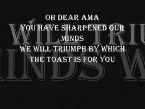AMA HYMN Lyrics - YouTube