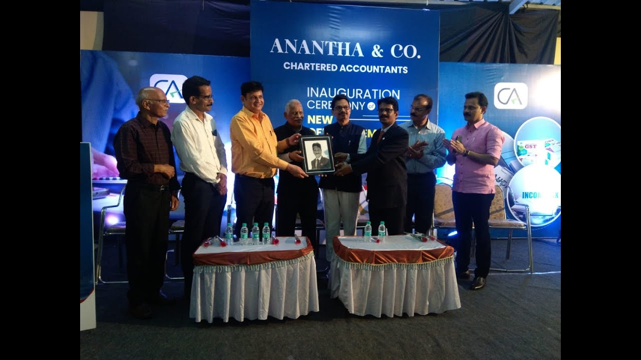 CA S.S.NAYAK SPEAKS ON ANANTHA & CO. OFFICE INAUGURATION CEREMONY ON 30 ...