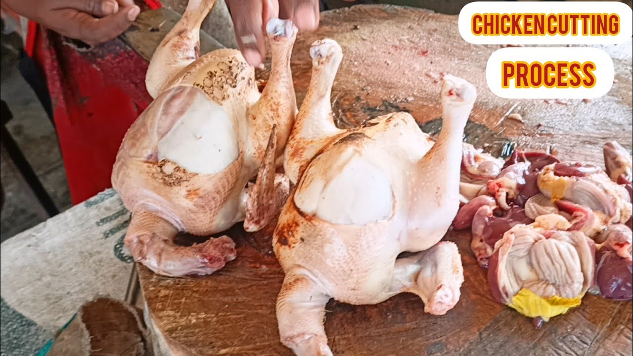 Cutting skills chicken cutting prosess full video chicken shop ...
