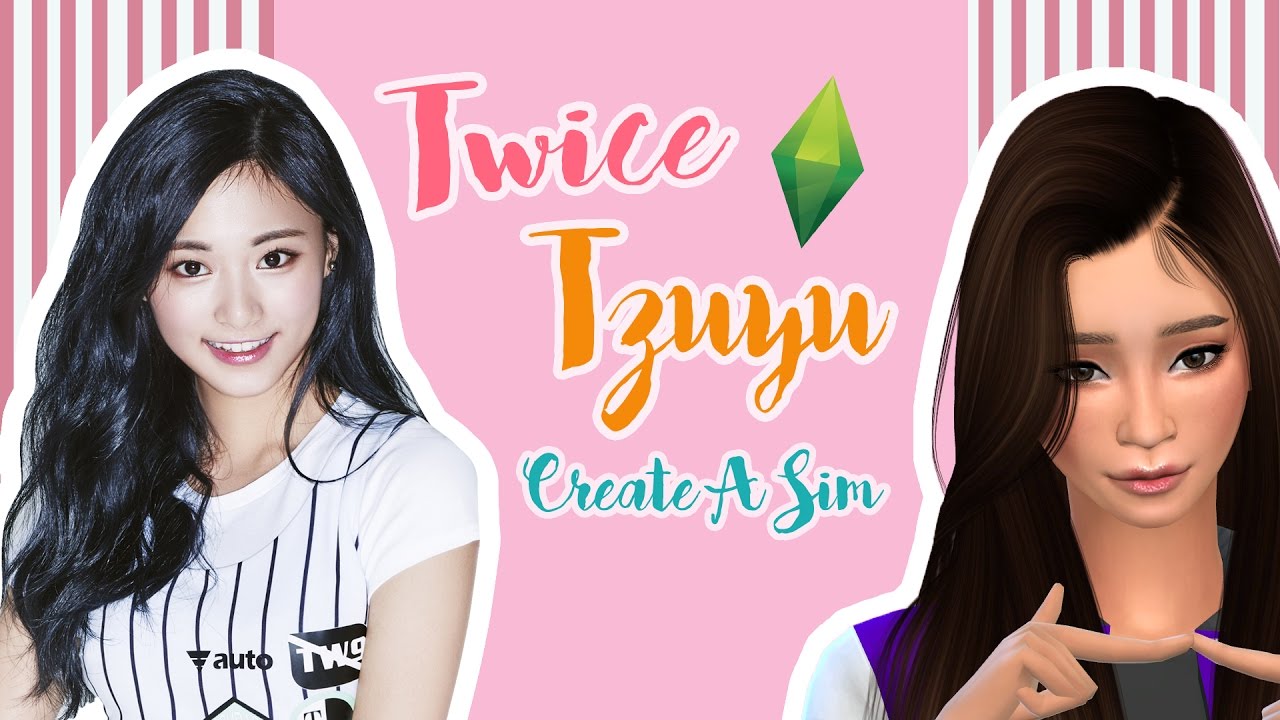 The Sims 4 || Twice's Tzuyu (Create A Sim) - YouTube