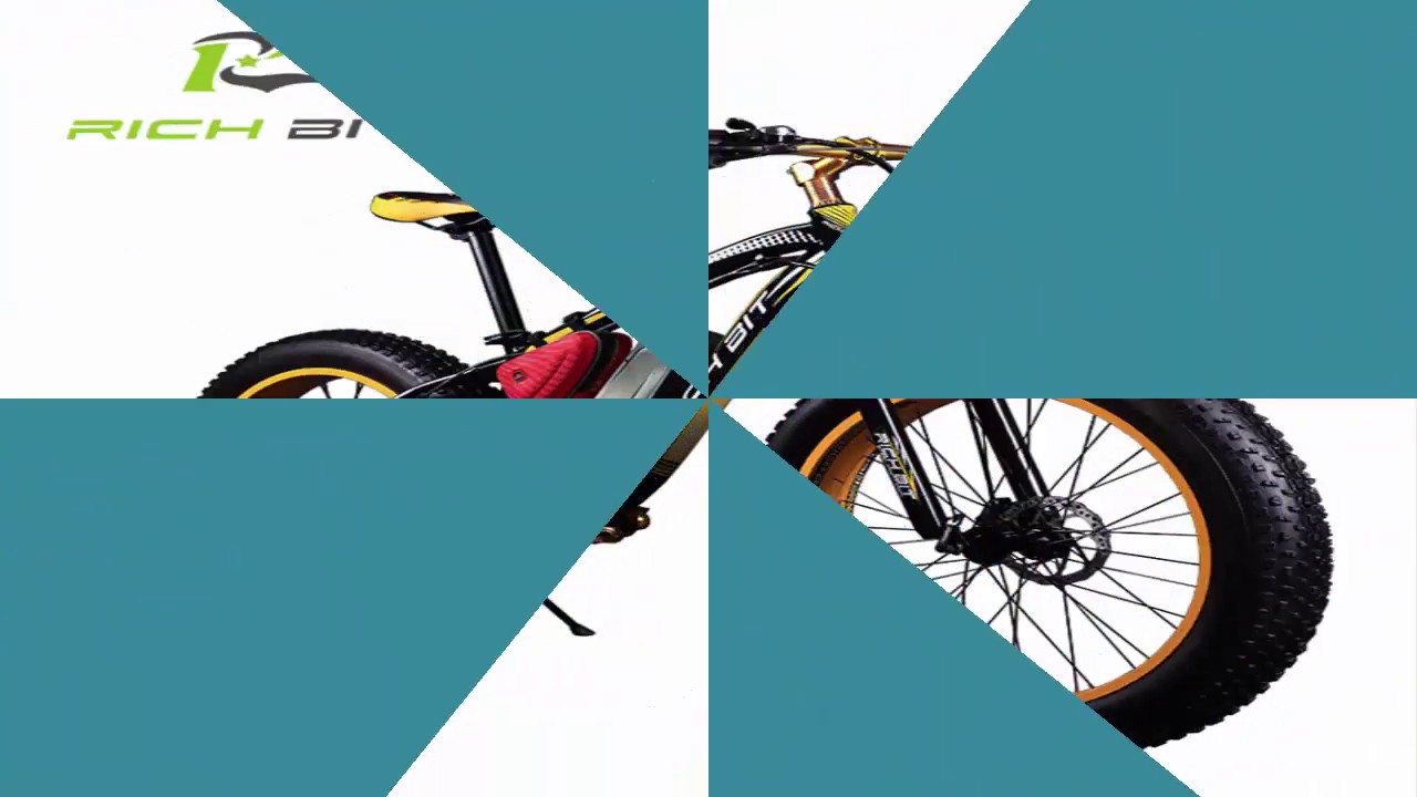 RICH BIT TOP-022 26'' 48V 17Ah 1000W Electric Mountain Bike - YouTube