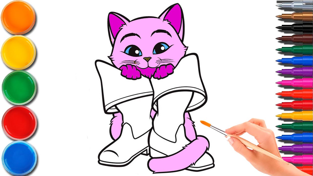 Easy tutorial: Puss in Boots drawing. How to draw - YouTube