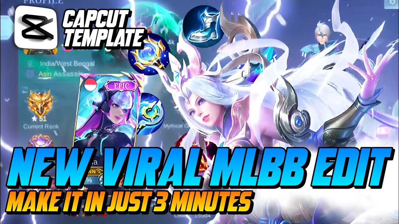 NEW MLBB VIRAL EDIT TUTORIAL CAPCUT TEMPLATE LINK AVAILABLE - YouTube