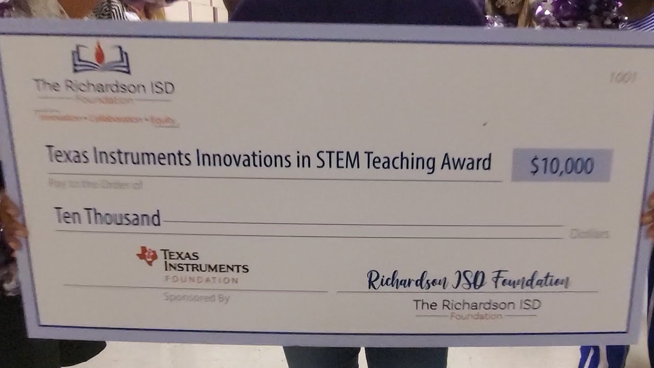 2021 Texas Instruments Foundation Innovations in STEM Teaching Award ...
