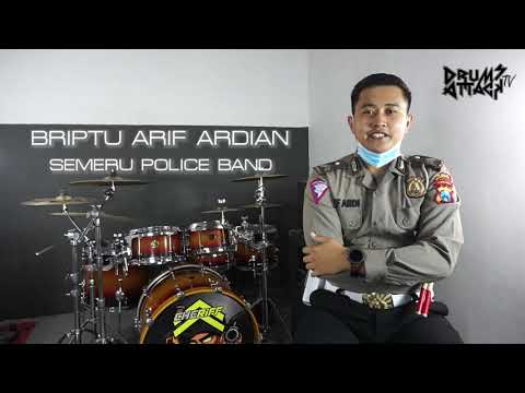 BRIPTU ARIF ARDIAN | SEMERU POLICE BAND | BEHIND THE KIT