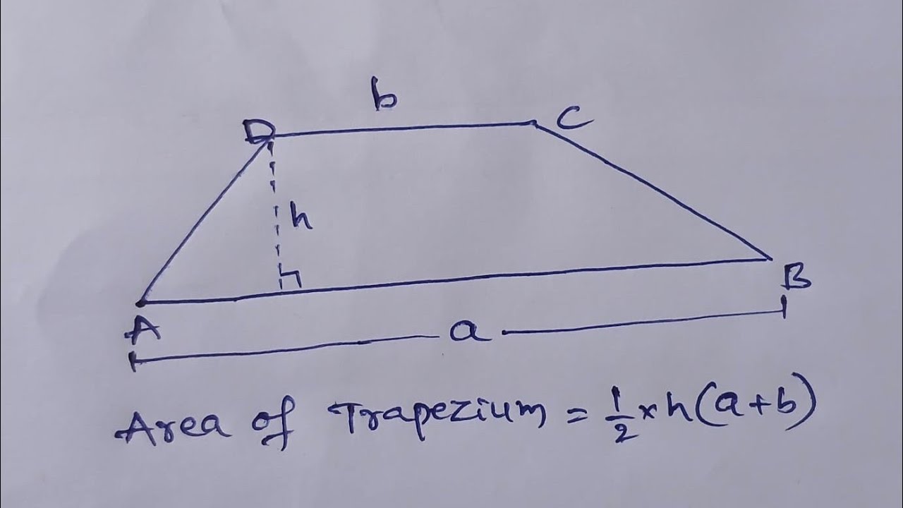 Derivation of Area of Trapezium formula - YouTube
